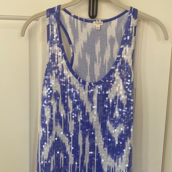 J. Crew | Tops | J Crew Sequin Tank | Poshmark